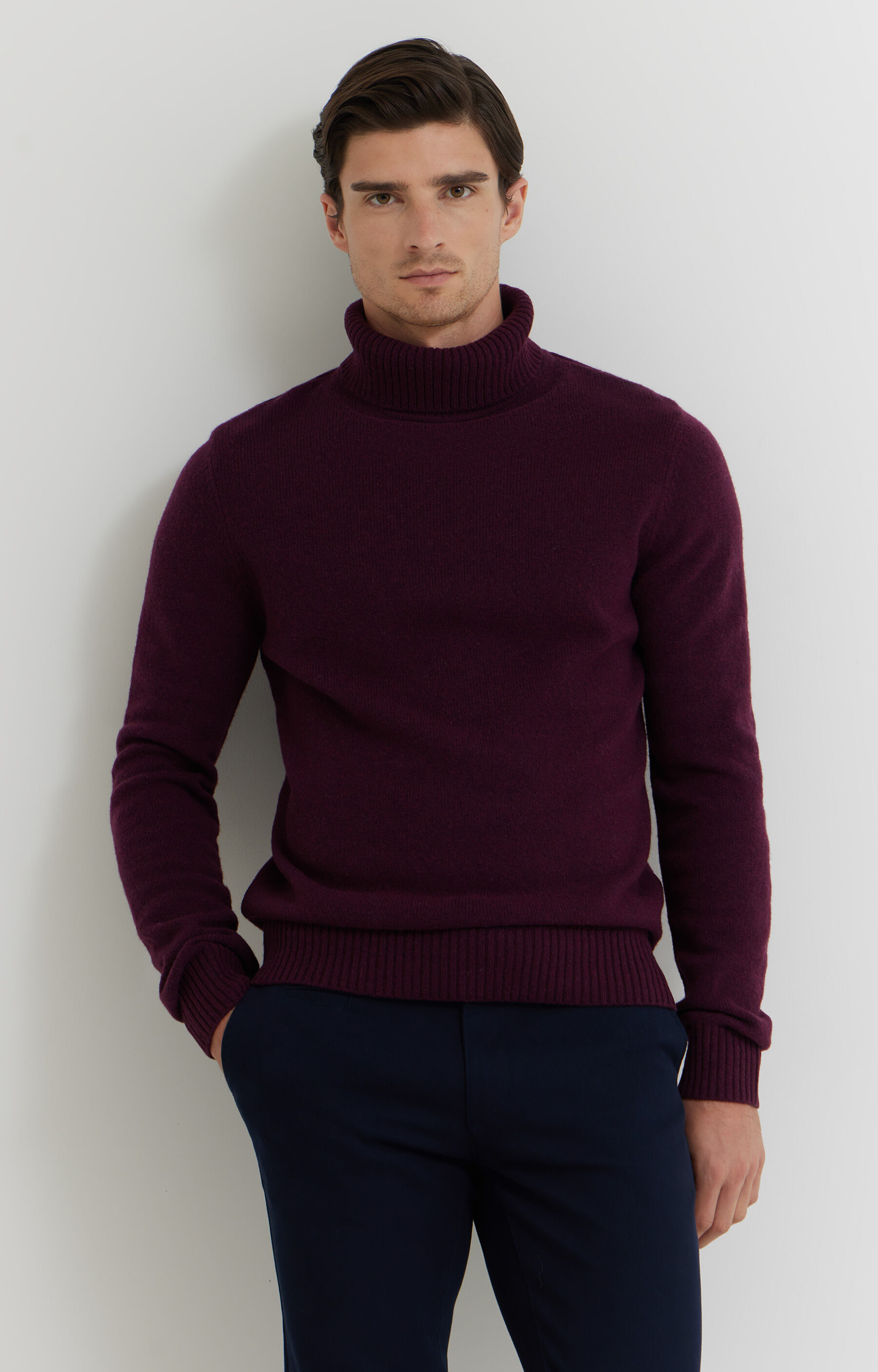 Bordowy golf WÓLCZANKA | Wólczanka