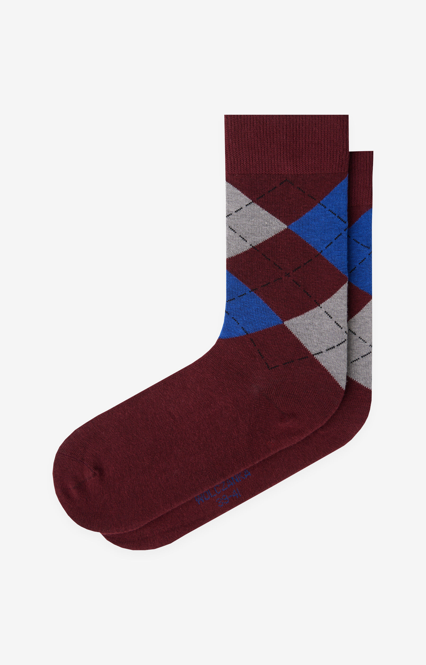 Brązowe skarpety WÓLCZANKA | Wólczanka