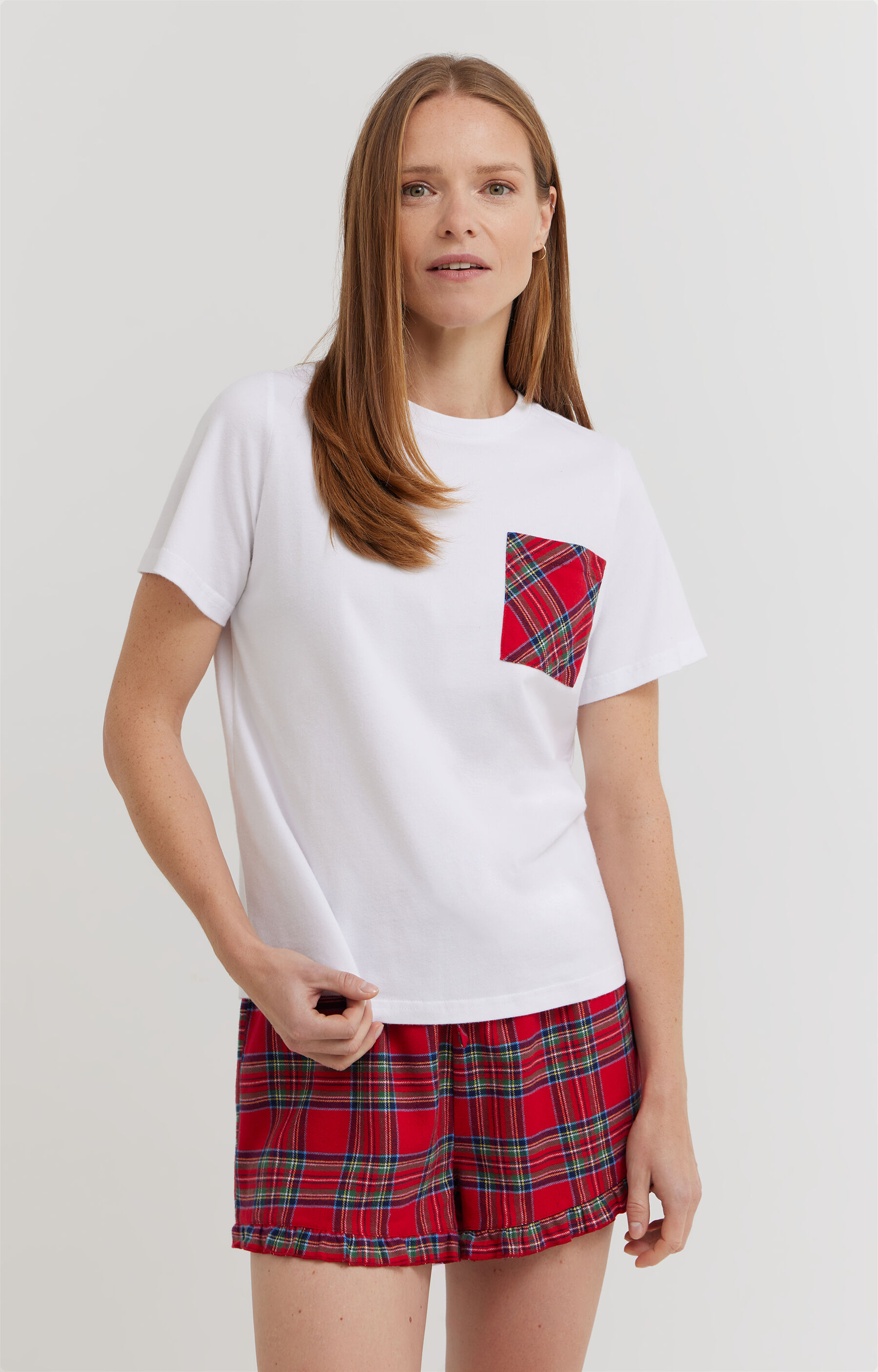 Czerwona piżama WÓLCZANKA | Wólczanka