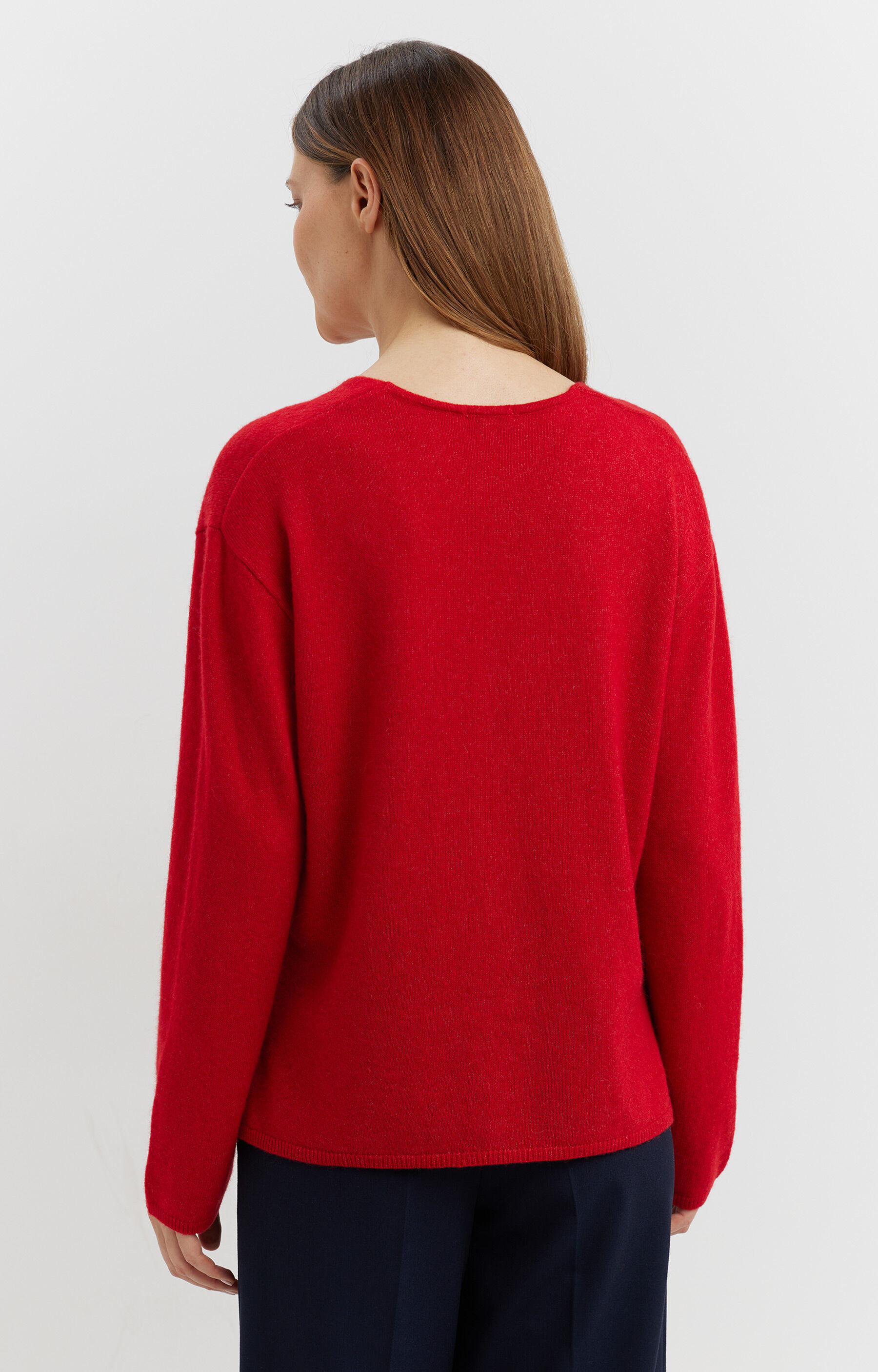 Czerwony sweter WÓLCZANKA | Wólczanka