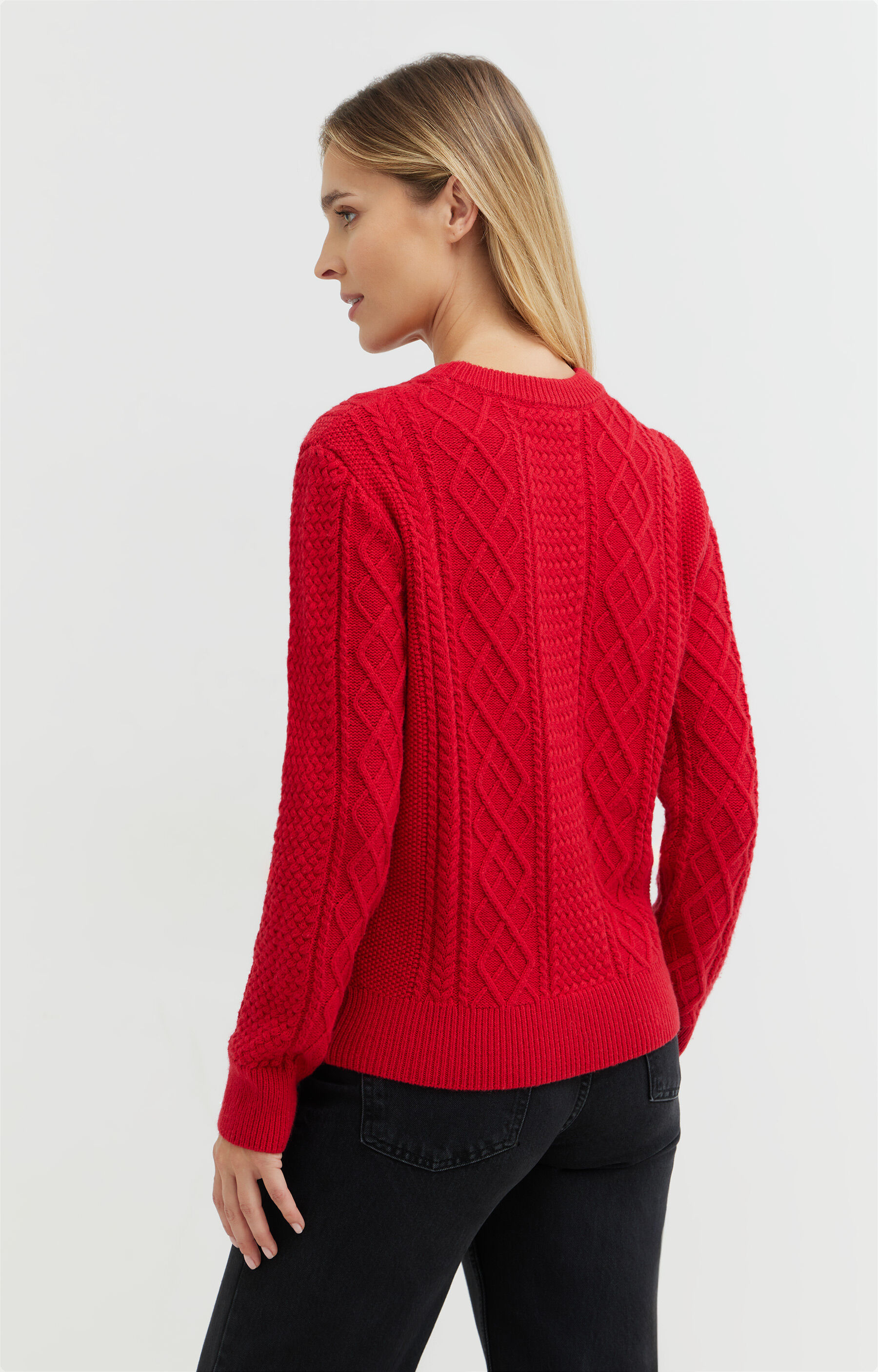 Czerwony sweter WÓLCZANKA | Wólczanka