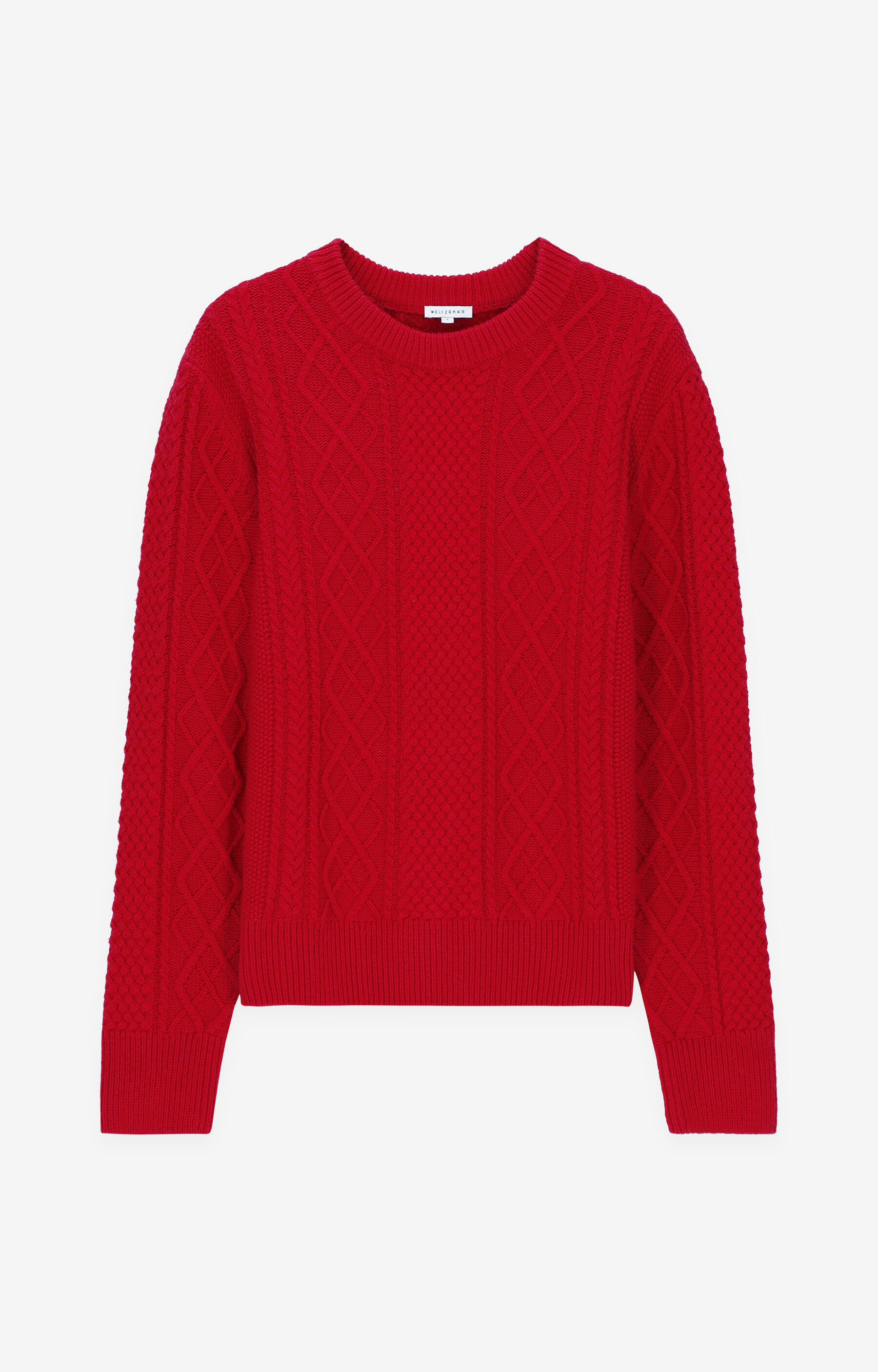 Czerwony sweter WÓLCZANKA | Wólczanka