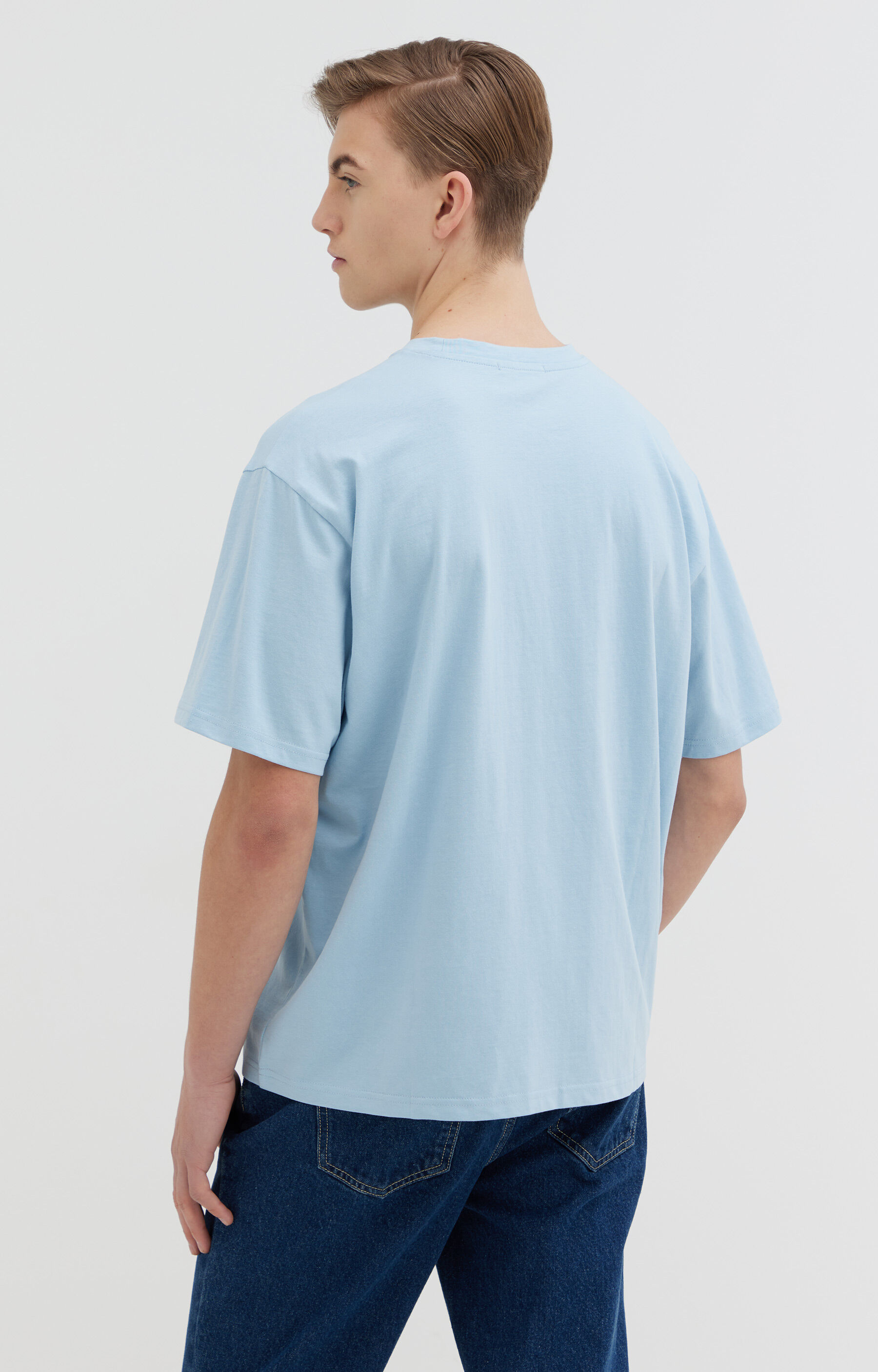 Jasnoniebieski t-shirt | Wólczanka