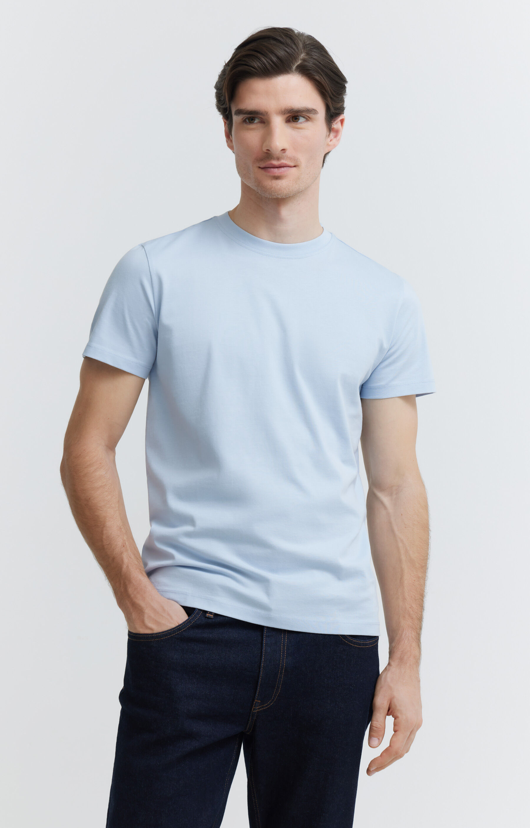 Jasnoniebieski t-shirt WÓLCZANKA | Wólczanka